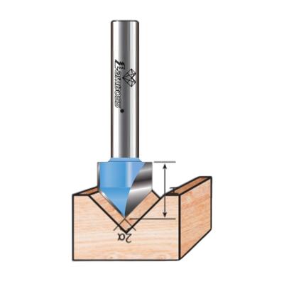 China Woodworking Tools Carbide End Mill CNC Router Bits for Woodworking Straight Carbide Tipped Cutting MDF for sale