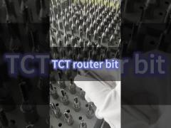 6/8/10/12mm Shank TCT Carbide Straight Router Bit 2 Flutes For MDF And Wood