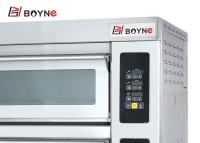 China Microcomputer Controlled Electric Oven One Layer Three Trays 380V 8.4kW Baking Bread Cake for sale