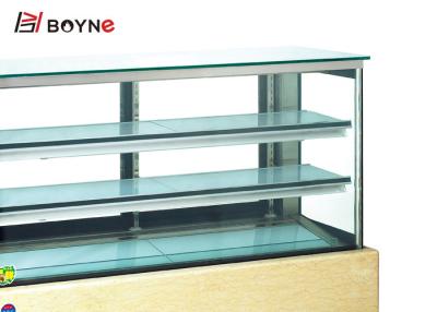 Cina Contenitore per esposizione refrigerato dolce quadrato con la luce del LED, refrigeratore dell'esposizione del dolce per tenere alimento fresco in vendita