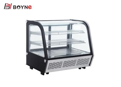 Cina L'annuncio pubblicitario ha curvato il frigorifero di vetro dell'esposizione del dolce/contenitore per esposizione refrigerato del forno in vendita