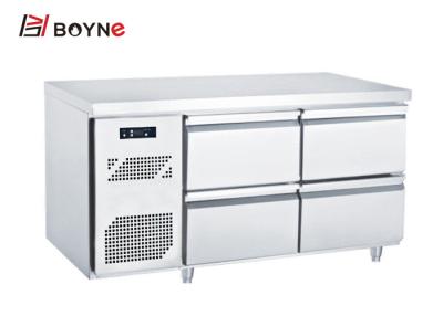 China 285W Commercial Catering Undercounter Fridge , 4 Drawer Adjustable Shelf Industrial Fridge Freezer for sale