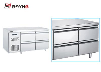 China 285W Commercial Catering Undercounter Fridge , 4 Drawer Adjustable Shelf Industrial Fridge Freezer for sale