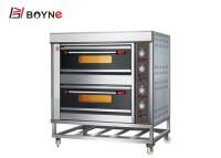China Digital Temperature Control 2 Layer Electric Pizza Oven 4 Trays 400x600mm 20-300C for sale