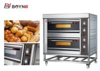 China Digital Temperature Control 2 Layer Electric Pizza Oven 4 Trays 400x600mm 20-300C for sale