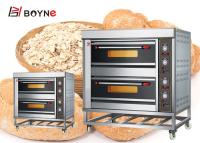 China Digital Temperature Control 2 Layer Electric Pizza Oven 4 Trays 400x600mm 20-300C for sale