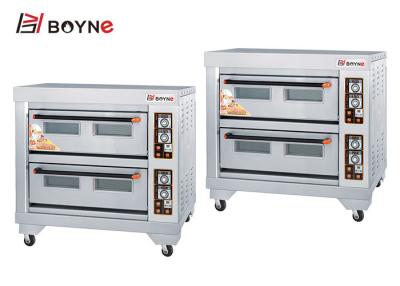 China Dois forno da plataforma da padaria da bandeja 430 da plataforma quatro 13.2kw à venda