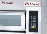 China Three Layer Six Trays Deck Oven 380V Electric with Digital Computer Control for sale