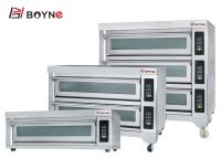 China Microcomputer Controlled Electric Oven One Layer Three Trays 380V 8.4kW Baking Bread Cake for sale