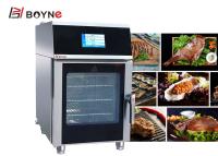 China Touch Tablet 4 Tray Combi Oven Bread Baking Steaming Multi Function oven for sale