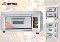 China Commercial Electric One Tray Bakery Deck Oven 4.8kW 220V Mechanical Timer 300°C for sale