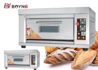 China Commercial Electric One Tray Bakery Deck Oven 4.8kW 220V Mechanical Timer 300°C for sale