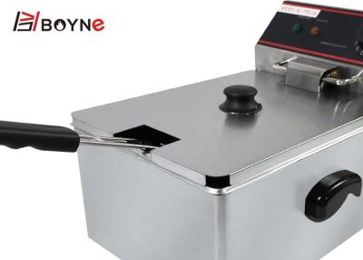 Cina Friggitrice elettrica canestro ad un solo serbatoio della friggitrice del singolo per il ristorante in vendita