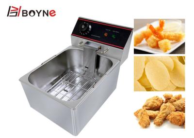 Cina Friggitrice elettrica canestro ad un solo serbatoio della friggitrice del singolo per il ristorante in vendita