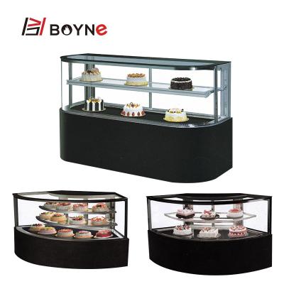 Cina Tipo congelatore di D di Horizont Al Two Layers Cake Display a forma di ventaglio in vendita