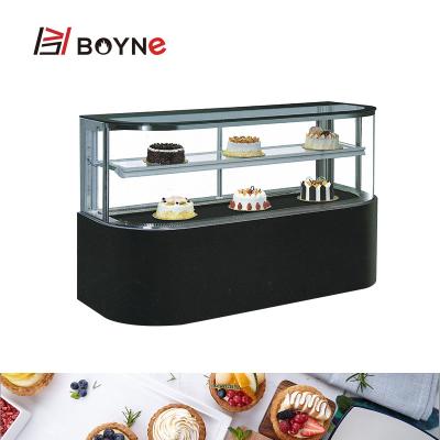 Cina Tipo congelatore di D di Horizont Al Two Layers Cake Display a forma di ventaglio in vendita