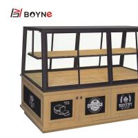 China Single Sided Two Layer Bread Display Cabinet 1500mm for Bakery Shop for sale