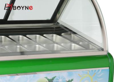Cina L'arco modella la vetrina dolce del dessert del congelatore dell'esposizione del gelato di R404a in vendita