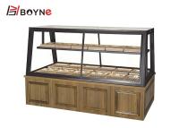 China Single Side Normal Temperature Cake Display Case Bread Display Cabinet for sale