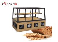 China Single Side Normal Temperature Cake Display Case Bread Display Cabinet for sale