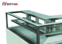 China L Type 2 Layer Cake Display Case Refrigeration with Socep Compressor 220V for sale