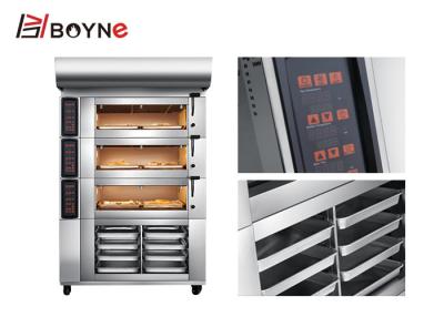 Cina Fermentazione elettrica dei vassoi di Oven With 10 del forno di controllo del microcomputer per il negozio del forno in vendita