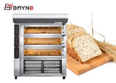 Cina Forno elettrico di cottura del pane dei vassoi della piattaforma 9 del touch screen 3 per il grande pane dell'uscita in vendita