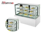China Three Layer Marble Base Cake Showcase Chiller 220V 900mm for Restaurant Bakery for sale