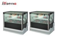 China Tabletop Cake Cooling Display Cabinet 900mm 1200mm Glass Showcase for Bakery for sale