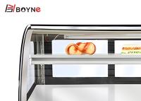 China Tabletop Cake Cooling Display Cabinet 900mm 1200mm Glass Showcase for Bakery for sale