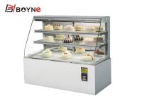 China 5 Layer Cake Display Case Bakery Showcase 220V Air Cooling with Marble Base for sale