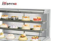 China 5 Layer Cake Display Case Bakery Showcase 220V Air Cooling with Marble Base for sale