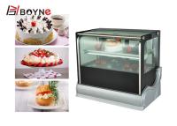 China Two Layer Table Top Cake Display Chiller 900mm 220V with Socep Compressor for sale