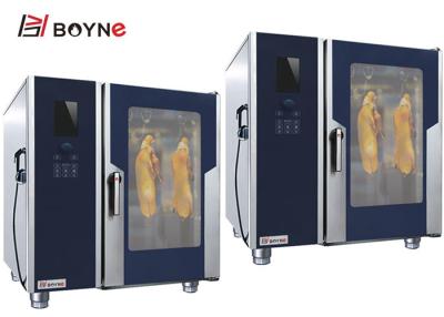 Cina 10 vassoi di acciaio inossidabile cuociono a vapore la versione LCD di Combi Oven With Injection di tipo aggiornato in vendita