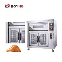 China Electric Two Deck Four Tray Deck Oven 16kW 380V with Twelve Proofer for Bakery for sale