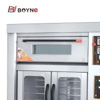 China Electric Two Deck Four Tray Deck Oven 16kW 380V with Twelve Proofer for Bakery for sale