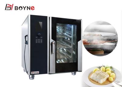 China Roestvrij staal Industriële 10 Dienbladen Combi Oven Commercial With Boiler Te koop