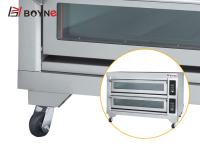 China Three Layer Six Trays Deck Oven 380V Electric with Digital Computer Control for sale