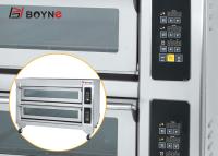 China Three Layer Six Trays Deck Oven 380V Electric with Digital Computer Control for sale
