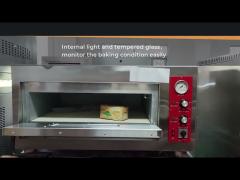 Restaurant Commercial Pizza Oven Table Top 72kg Electric 920x765x470mm 4.2kw