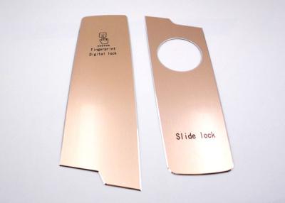 China Bevel Edge Small Metal Tags , Custom Engraved Metal Plates For Plaques SGS Certification for sale