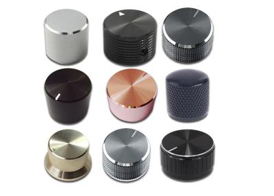 China Aluminum Stamped Metal Sheets Electronic Control Volume Knobs CNC Type for sale