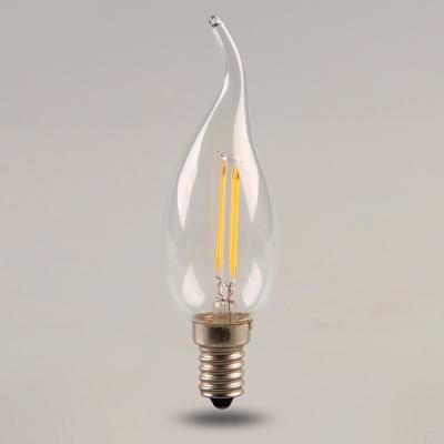 China LED Filament Edison Bulbs light Dimmable E14/E27,2W/4W,110v/220v,Warm/Cool White,Candle for sale