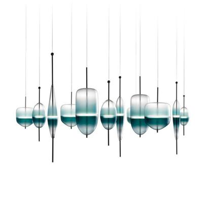 China Modern Designer Stair Led Acrylic Pendant Lighting Chandeliers for sale
