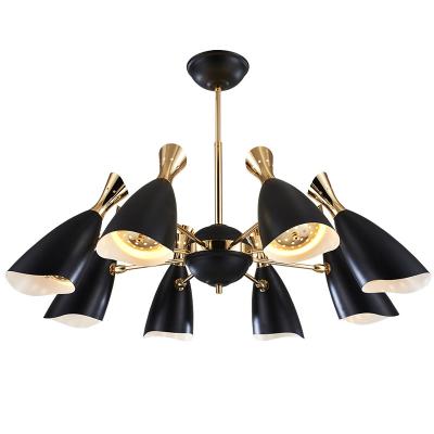 China Modern Decorative Loft Pendant Lamp Black Chandelier Lighting for sale
