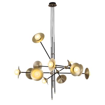 China Modern Luster Brass Lighting Chandelier for Dining Room for sale