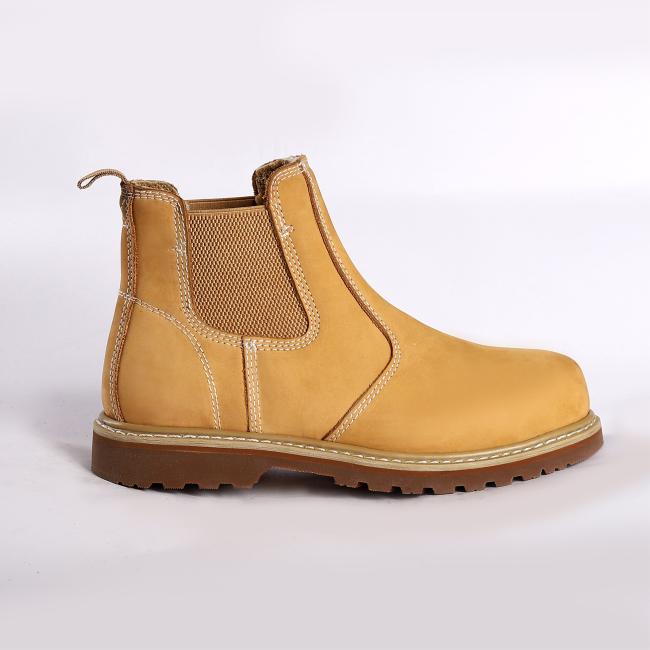 Shengjie Breathable Cow Leather Unisex Protection Boots With Slips Water Resistant Rubber Sole Goodyear Safety Shoes