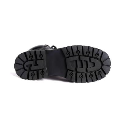 Cina Calzature da sicurezza Goodyear di colore nero Pelle di mucca liscia Suola superiore EVA Suola esterna di gomma protettiva in vendita