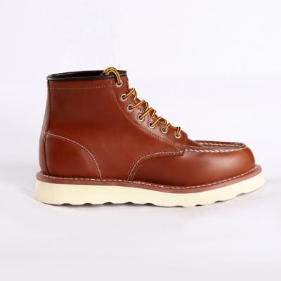 Cina Funzione di protezione per tutte le stagioni Unisex pelle di mucca a grano pieno suola EVA Scarpe di sicurezza Goodyear di alta qualità in vendita