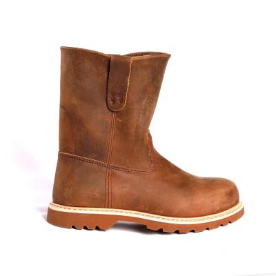 Cina Scarpe Goodyear ad assorbimento degli urti non scivolose impermeabili a lacci chiusura lavoro stivali di sicurezza unisex in vendita